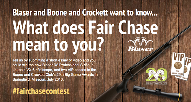 Blaser & Boone and Crockett #FairChaseContest - The Faithful Sportsman