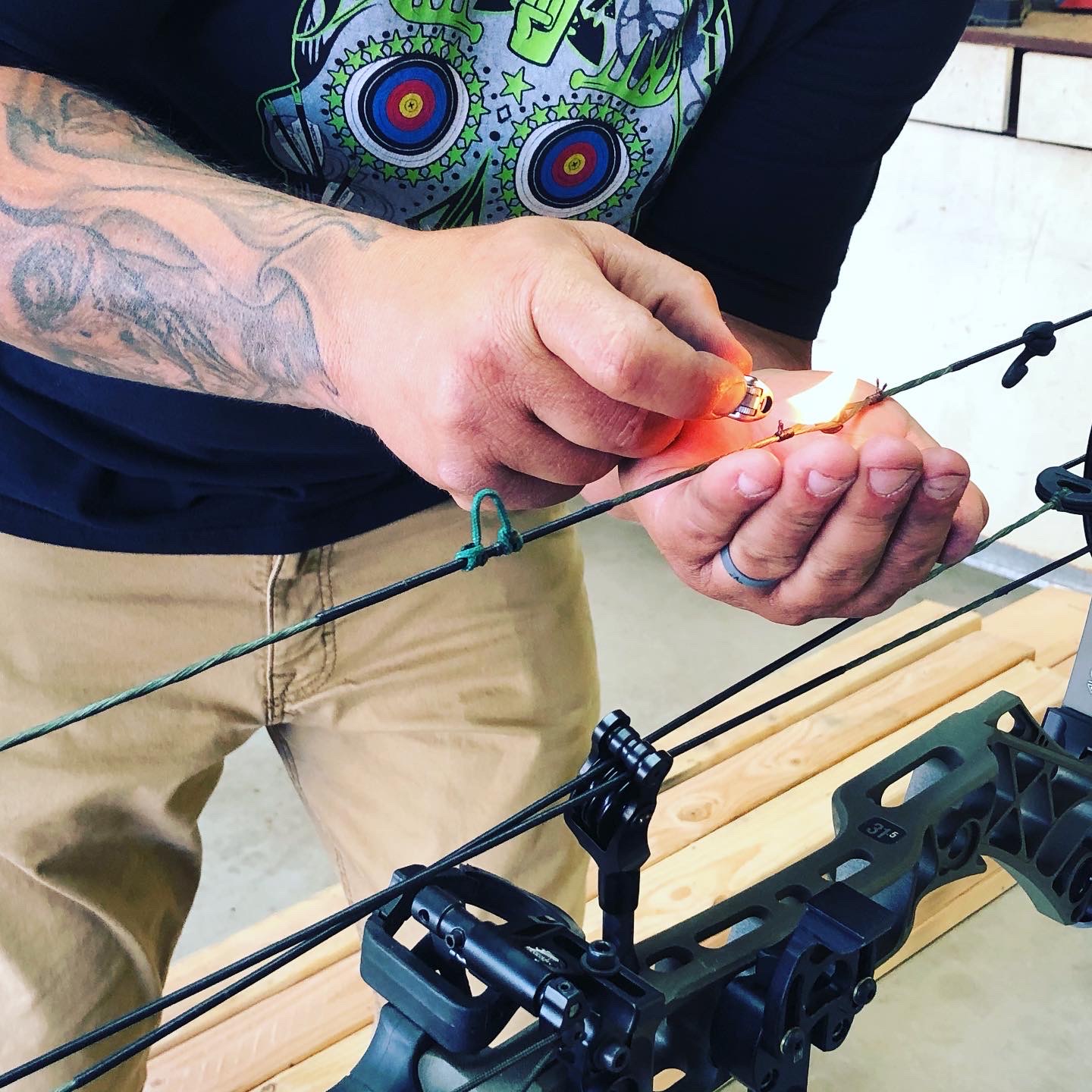 Stringing Up the Mathews VXR 31.5 - The Faithful Sportsman